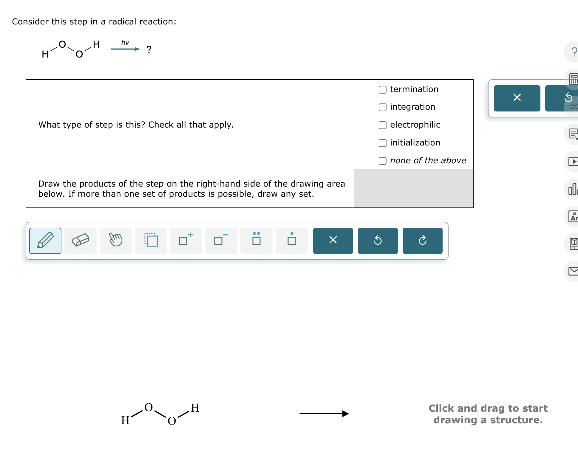 Solved Consider this step in ﻿a radical reaction:Draw the | Chegg.com