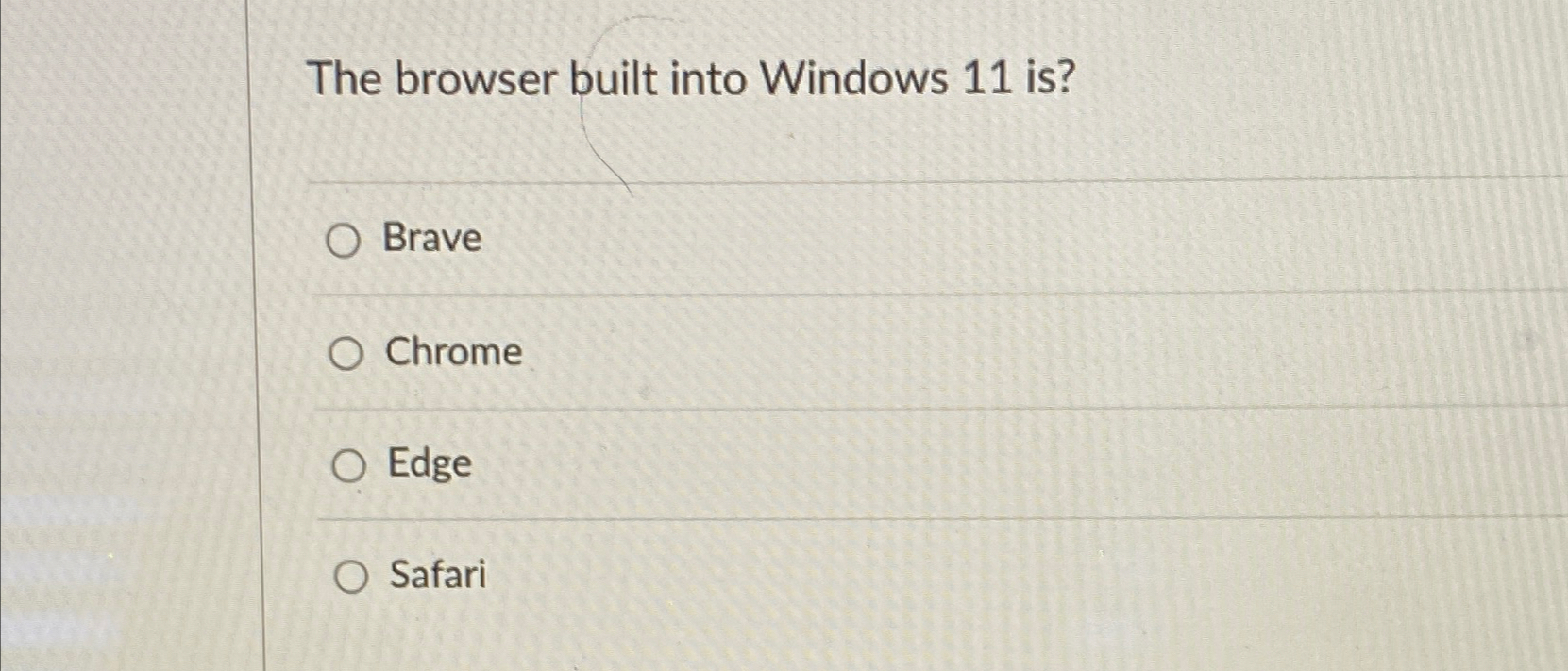 The browser built into Windows 11 | Chegg.com