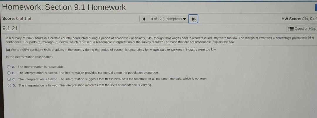 Solved Homework Section 9 1 Homework Score 0 Of 1 Pt 4 Of