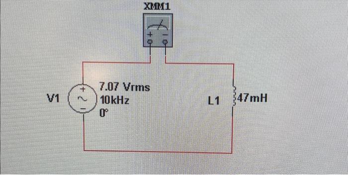 Solved 1 a)current It through the ammeter xmm1 is | Chegg.com