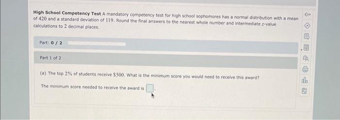 Solved High School Competency Test A mandatory competency | Chegg.com