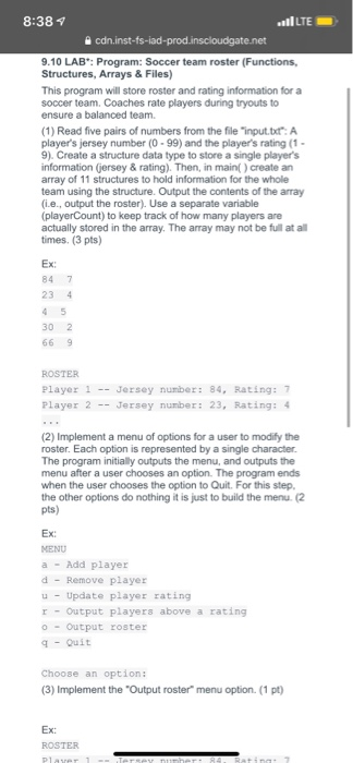 Solved 8:38 9 ll LTE i cdn.inst-fs-iad-prod.inscloudgate.net | Chegg.com