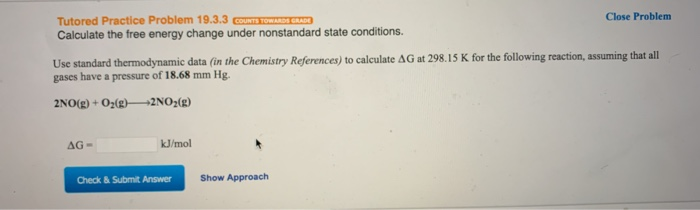 Solved Tutored Practice Problem 19.3.3 COUNTS TOWARDS GRADE | Chegg.com
