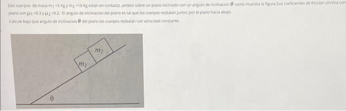 Solved Two bodies of mass m1 = 5 Kg and m2 = 10 Kg | Chegg.com