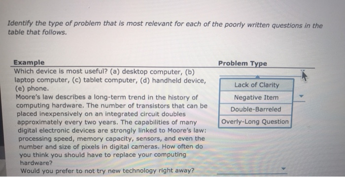3. Question construction Part 2 Designing useful and | Chegg.com