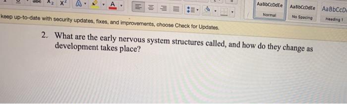Solved AaBbceDdEe AaBbCcDdte AaBbCcD No Spacing Heading 1 | Chegg.com