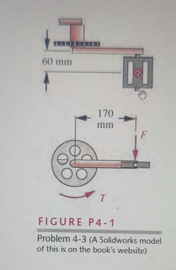 Solved 4-3 ﻿For the bicycle pedal arm assembly in Figure | Chegg.com