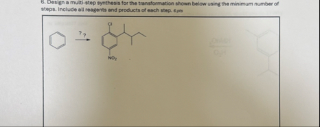 Solved Design a multi-step synthesis for the transformation | Chegg.com