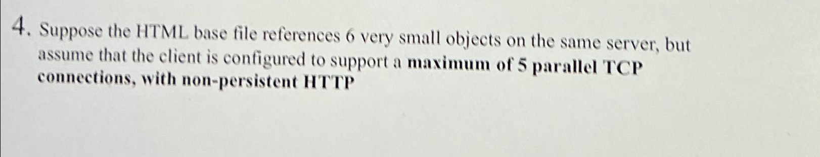 Solved Suppose the HTML base file references 6 ﻿very small | Chegg.com