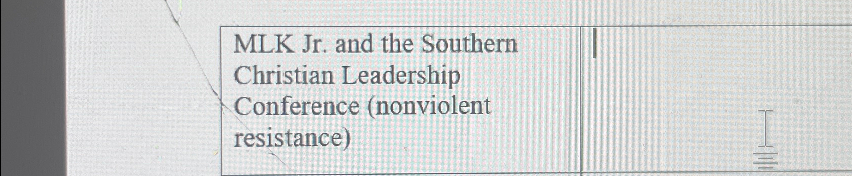 Solved MLK Jr. ﻿and the Southern Christian Leadership | Chegg.com
