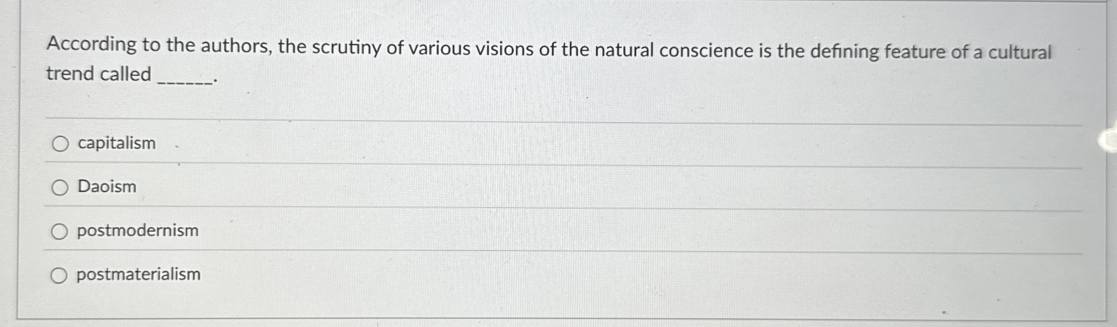 Solved According to the authors, the scrutiny of various | Chegg.com