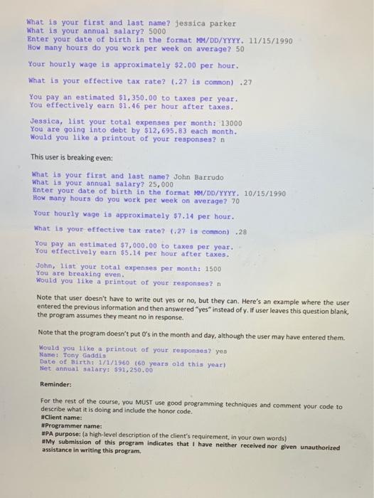 Solved CIS 221 - Principles of Programming Programming | Chegg.com