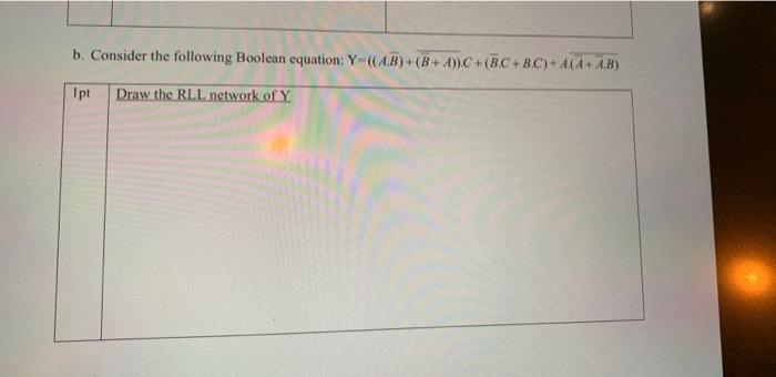 Solved Y=((ABˉ)+(Bˉ+A))⋅C+(Bˉ⋅C+B⋅C)+AAˉ(Aˉ⋅Bˉ)Question 3 (5 | Chegg.com