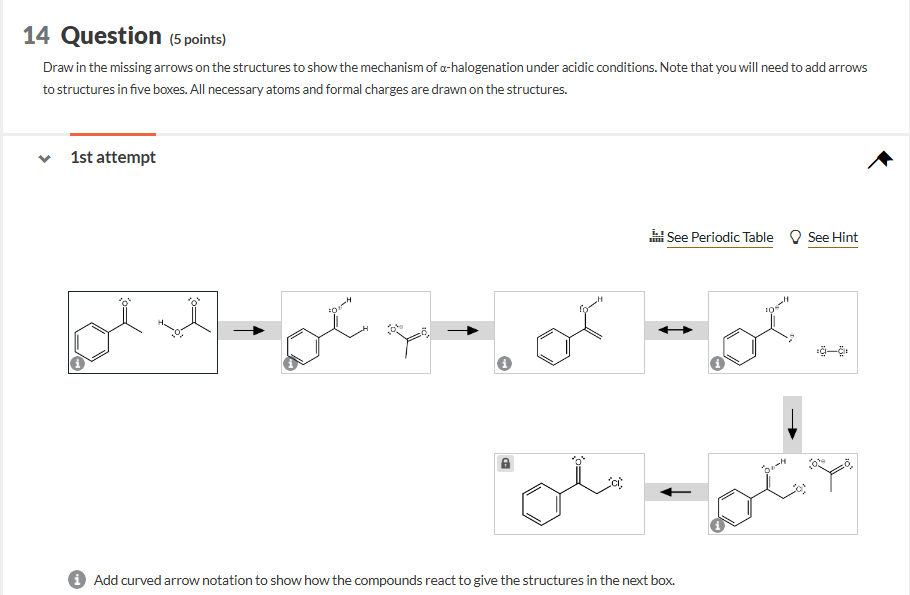 Solved 14 ﻿Question (5points)Draw in the missing arrows on | Chegg.com