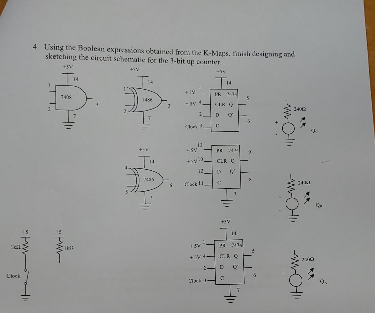 Solved 2. Finish the state transition table for the 3-bit | Chegg.com
