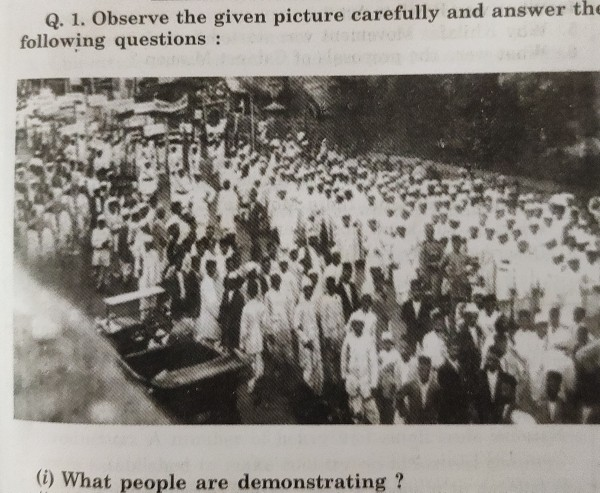 Q. 1. Observe the given picture carefully and answer | Chegg.com