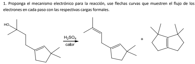 Solved Propose the electronic mechanism for the reaction, | Chegg.com