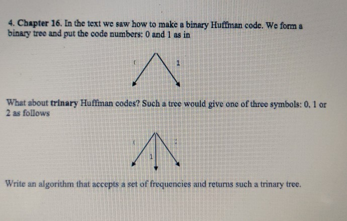 Solved 4. Chapter 16. In the text we saw how to make a | Chegg.com