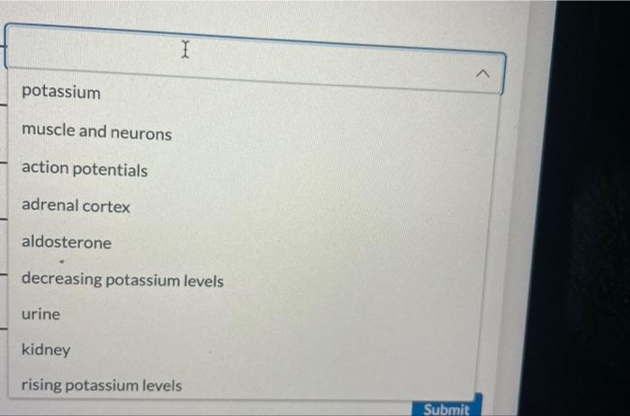 Solved Extracellular Potassium (K+)level is 5mEq Eliter and | Chegg.com