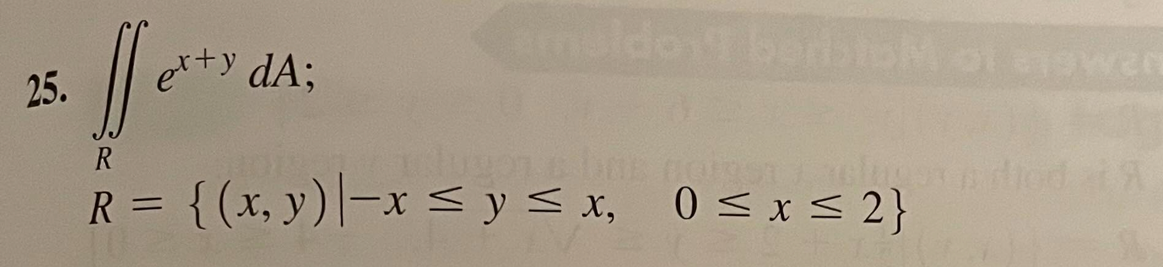Solved In Problems 21-26, ﻿use the description of the region | Chegg.com