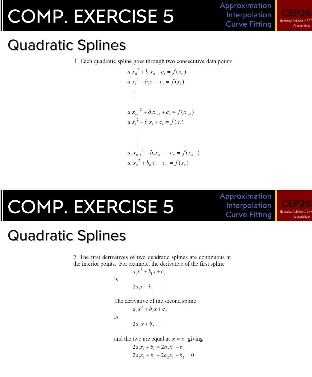 Computational Exercise 5: Write your answers in A4, | Chegg.com