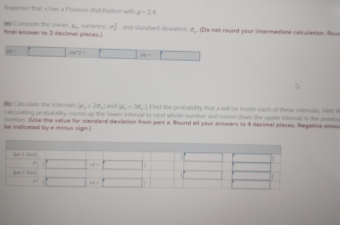 Solved Suppose that ** ﻿has a Poisson distribution with | Chegg.com