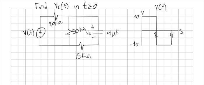Solved Find Vc(t) | Chegg.com Solved Find Vc(t) | Chegg.com