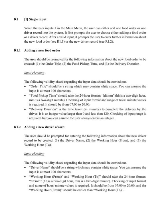 Solved SEHH2042 Computer Programming Group Project - Food | Chegg.com