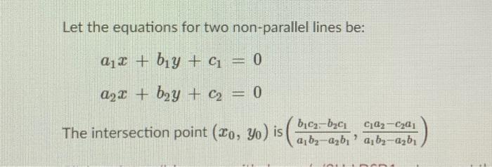 Solved in the main() function , prompt for the line equation | Chegg.com