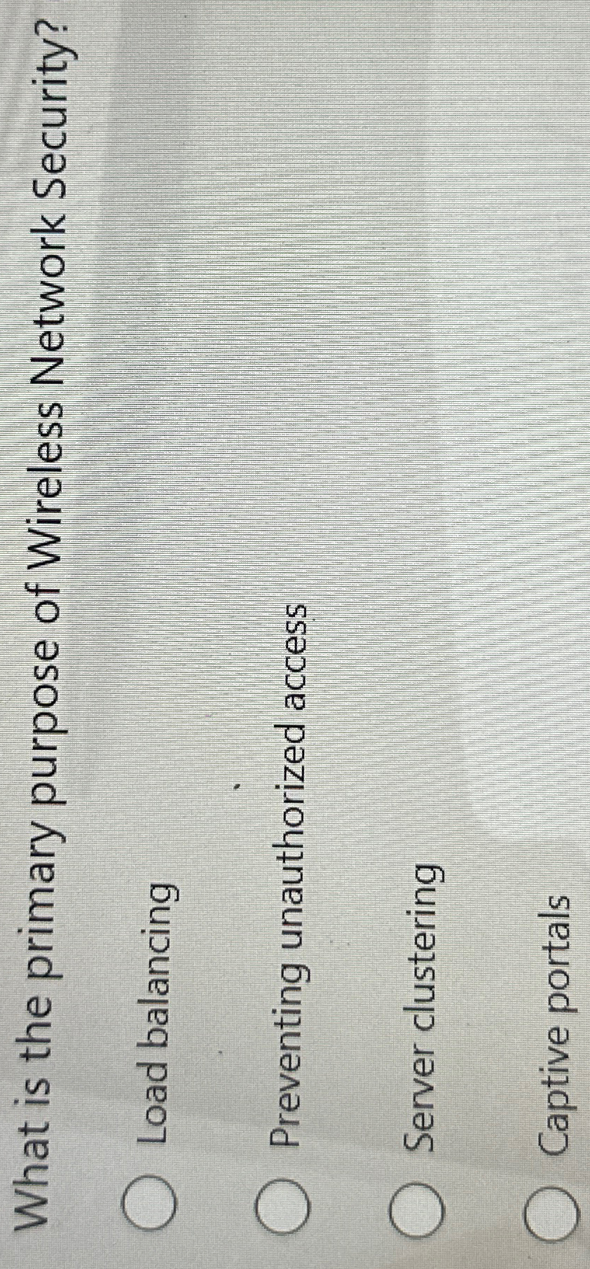 Solved What is the primary purpose of Wireless Network | Chegg.com