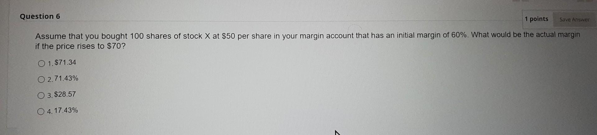 Solved Assume that you bought 100 shares of stock X at $50 | Chegg.com