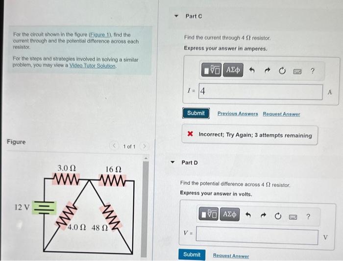 Solved For the circuit shown in the figure (Eigum 1), find | Chegg.com
