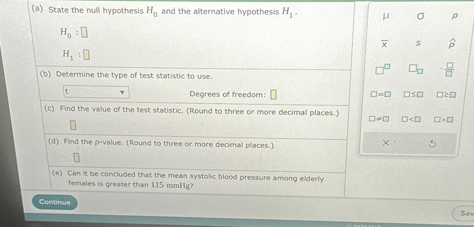 (a) ﻿State the null hypothesis H0 ﻿and the | Chegg.com