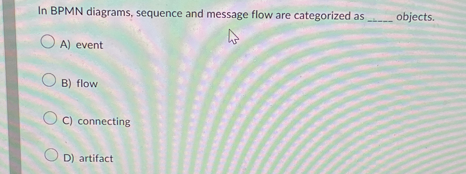 Solved In BPMN diagrams, sequence and message flow are | Chegg.com