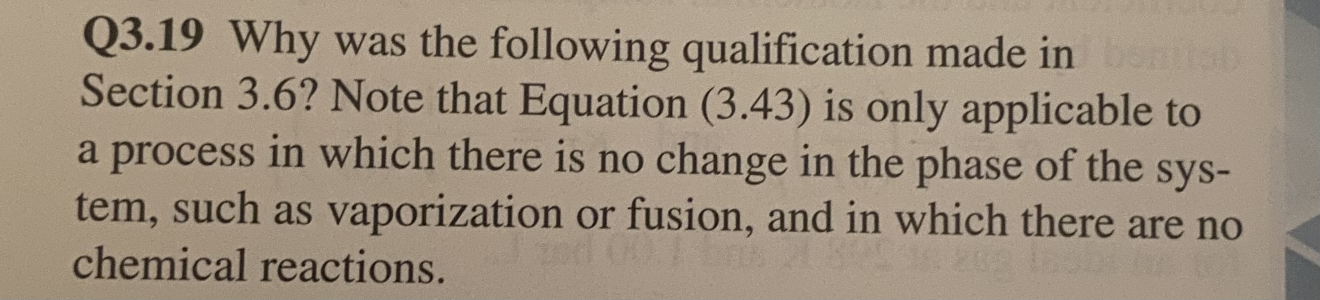 Q3.19 ﻿Why was the following qualification made | Chegg.com