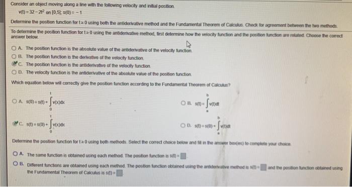 Solved Consider an object moving along a line with the | Chegg.com