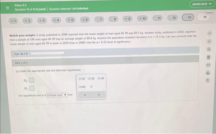 Solved Watch your weightt A study published in 2008 reported | Chegg.com