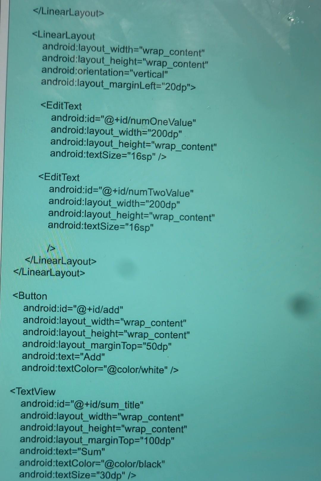 Solved package csc395. exam. addtwonumbers; import androidx. | Chegg.com
