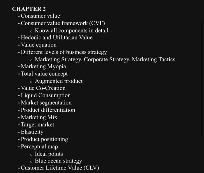 Solved Chapter 1 Consumer Behavior And Consumption Chegg