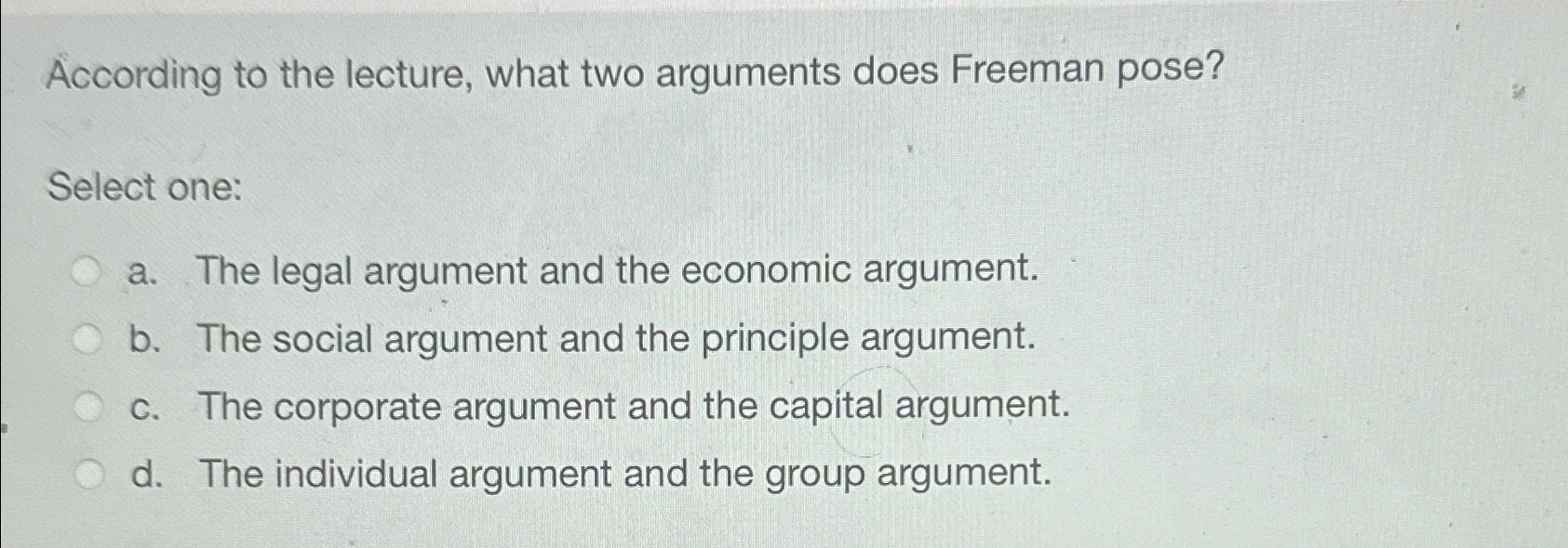Solved According to the lecture, what two arguments does | Chegg.com