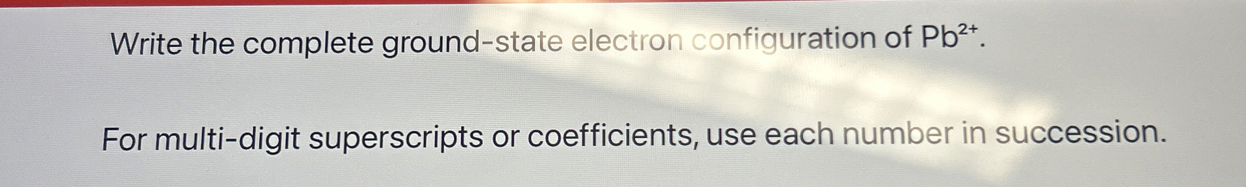 Write The Complete Ground State Electron