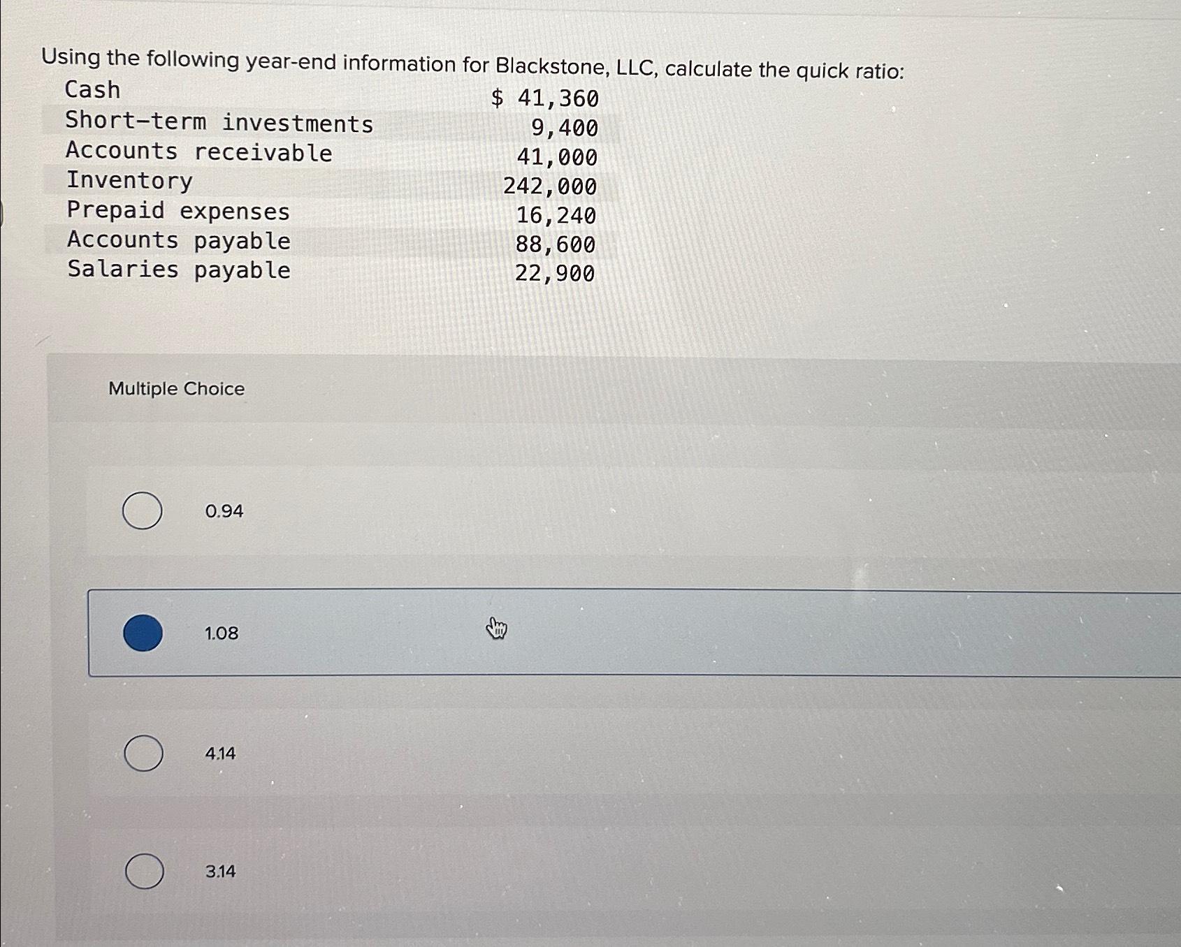 Solved Using the following year-end information for | Chegg.com