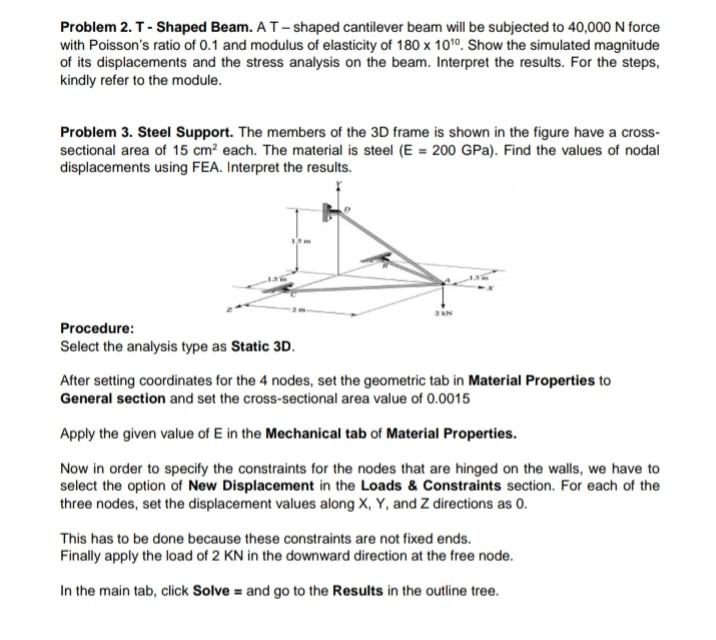 Solved Directions: Perform the simulation applying finite | Chegg.com