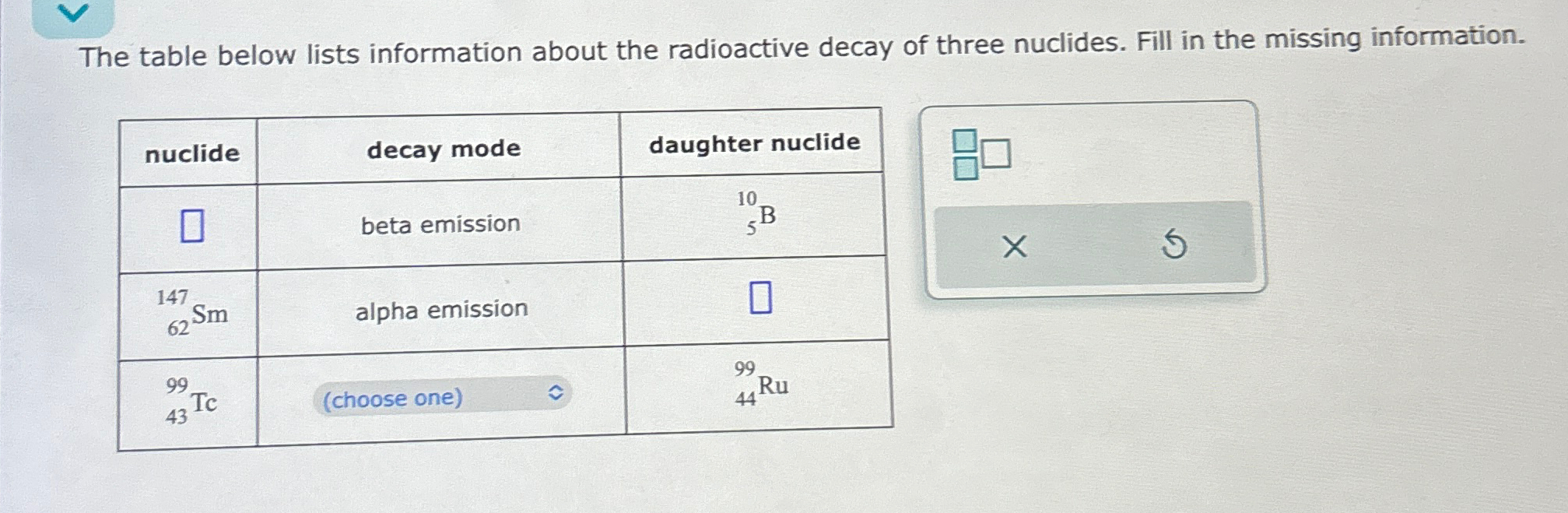 Solved The table below lists information about the | Chegg.com