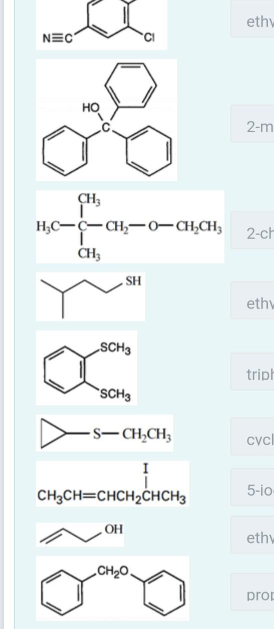 Solved ethy NEC HO 2-m CH HC-¢-CH2-0-CH2CH3 CH, #___5 2-ch | Chegg.com
