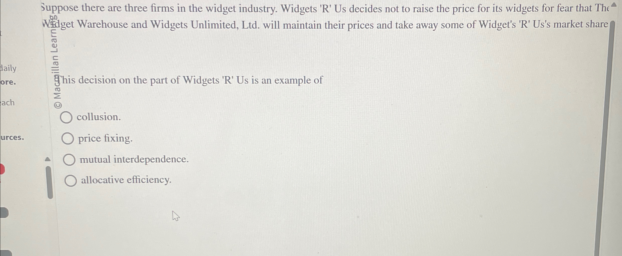 Solved Suppose there are three firms in the widget industry. | Chegg.com