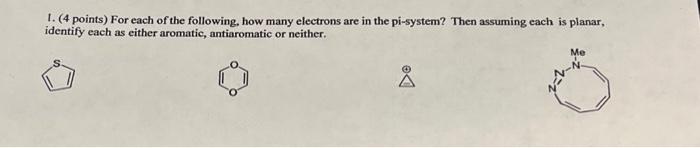 Solved 1. (4 points) For each of the following, how many | Chegg.com