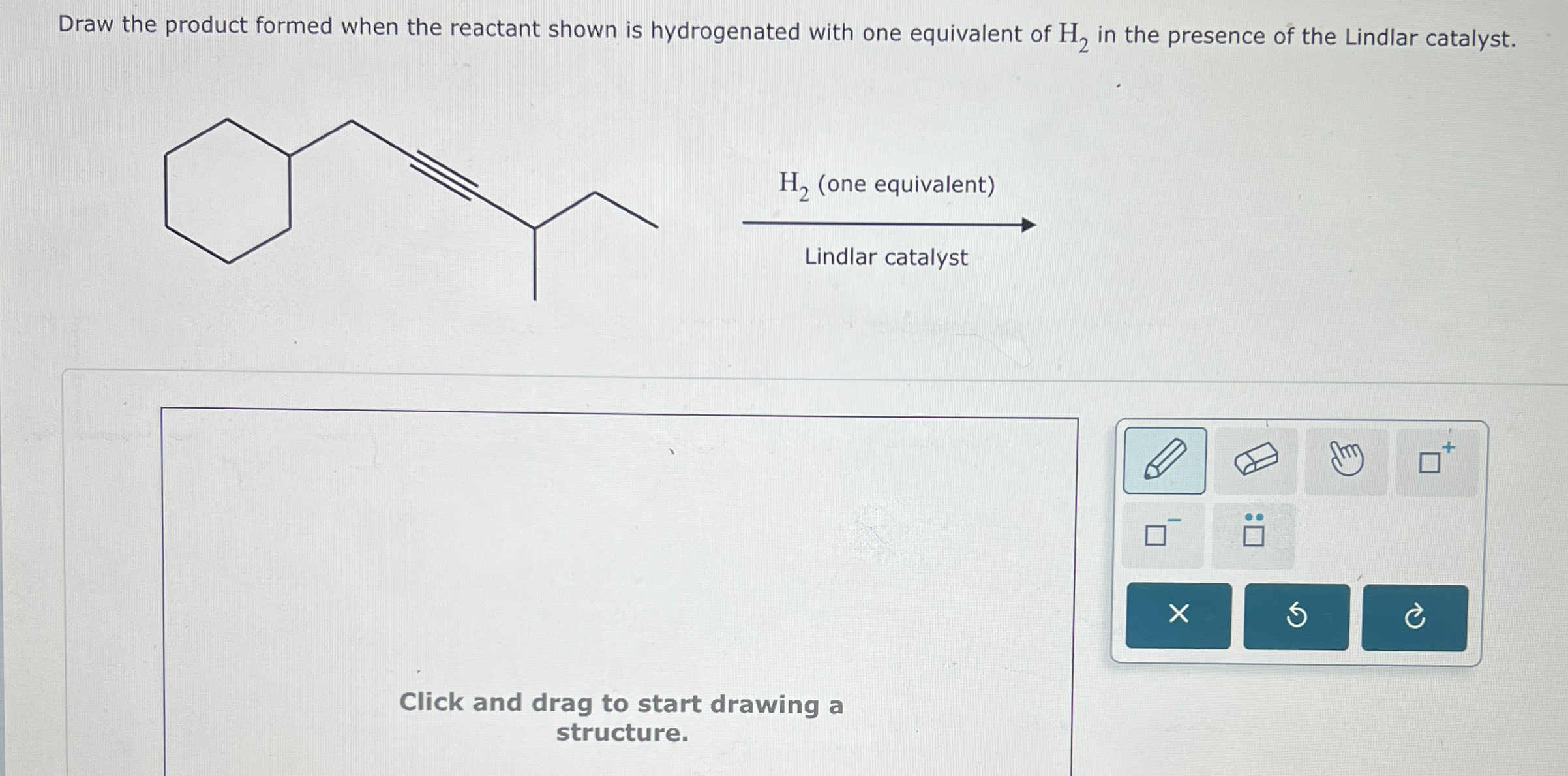 Draw the product formed when the reactant shown is | Chegg.com