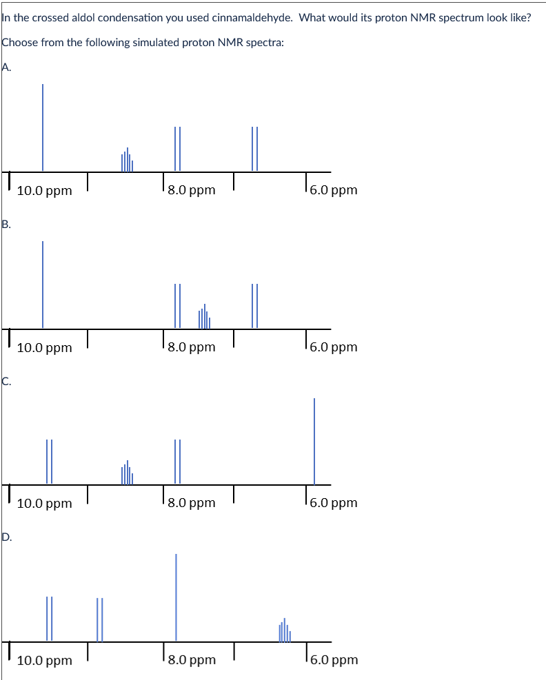 In the crossed aldol condensation you used | Chegg.com