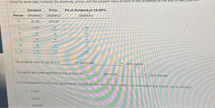 Solved Expected rate of return, r1= Expected dividend yield | Chegg.com
